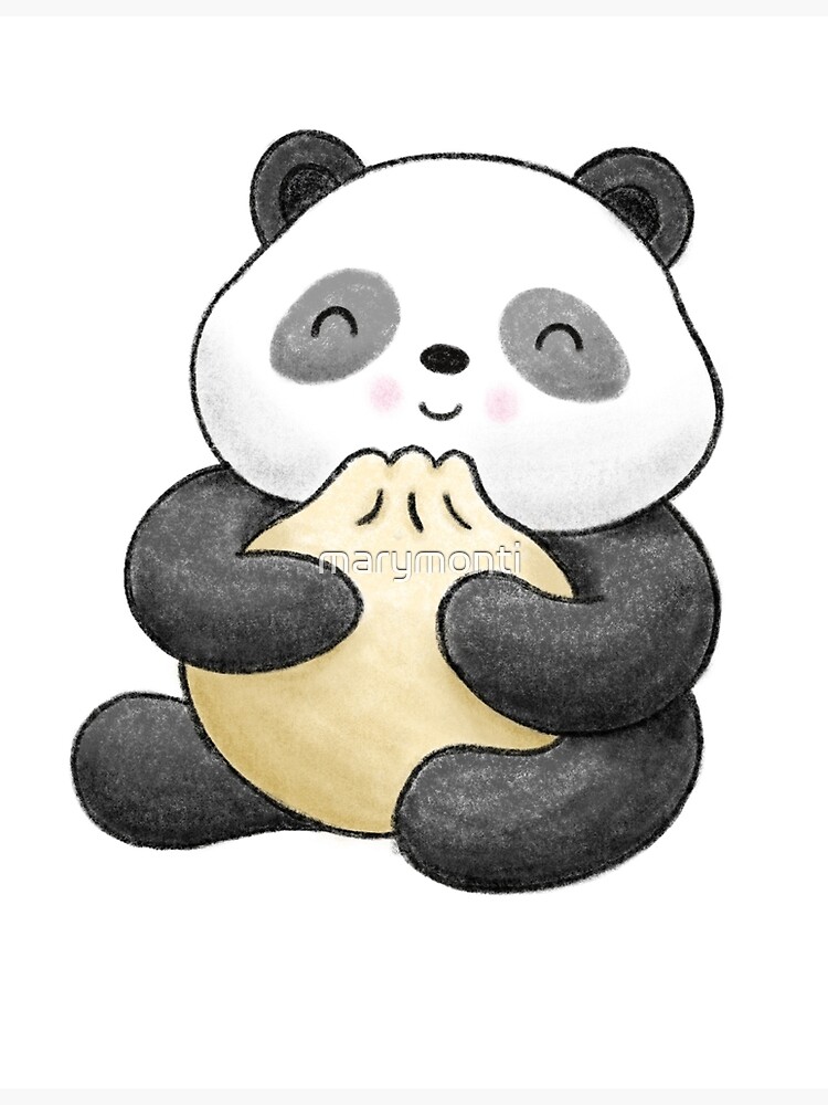 "soup dumpling panda" Art Print by marymonti | Redbubble