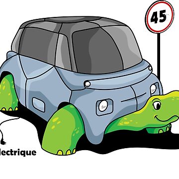 "Citroen Ami Electric Turtle" Sticker for Sale by jaffagear | Redbubble