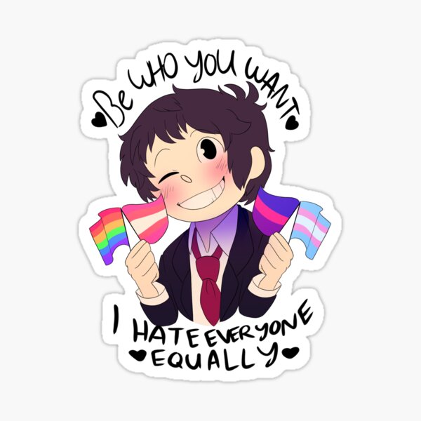 "Pride Adachi" Sticker for Sale by Dr-Smash | Redbubble