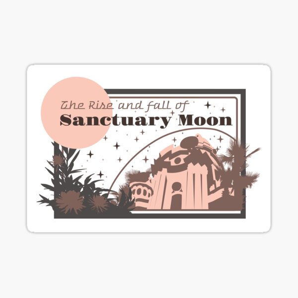 "Sanctuary Moon II Pinks" Sticker for Sale by kinglewis | Redbubble
