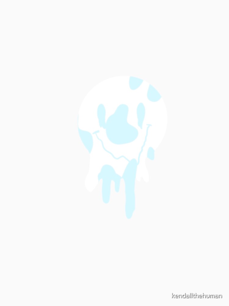 "Drippy Aesthetic smiley face cow print sticker " T-shirt by ...