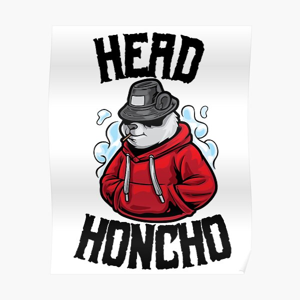 Póster «Cabeza Honcho Gangster Panda» de STICKERSAUCE | Redbubble