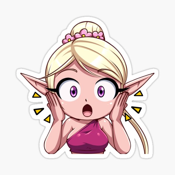 "Surprised Erin" Sticker for Sale by Reit | Redbubble