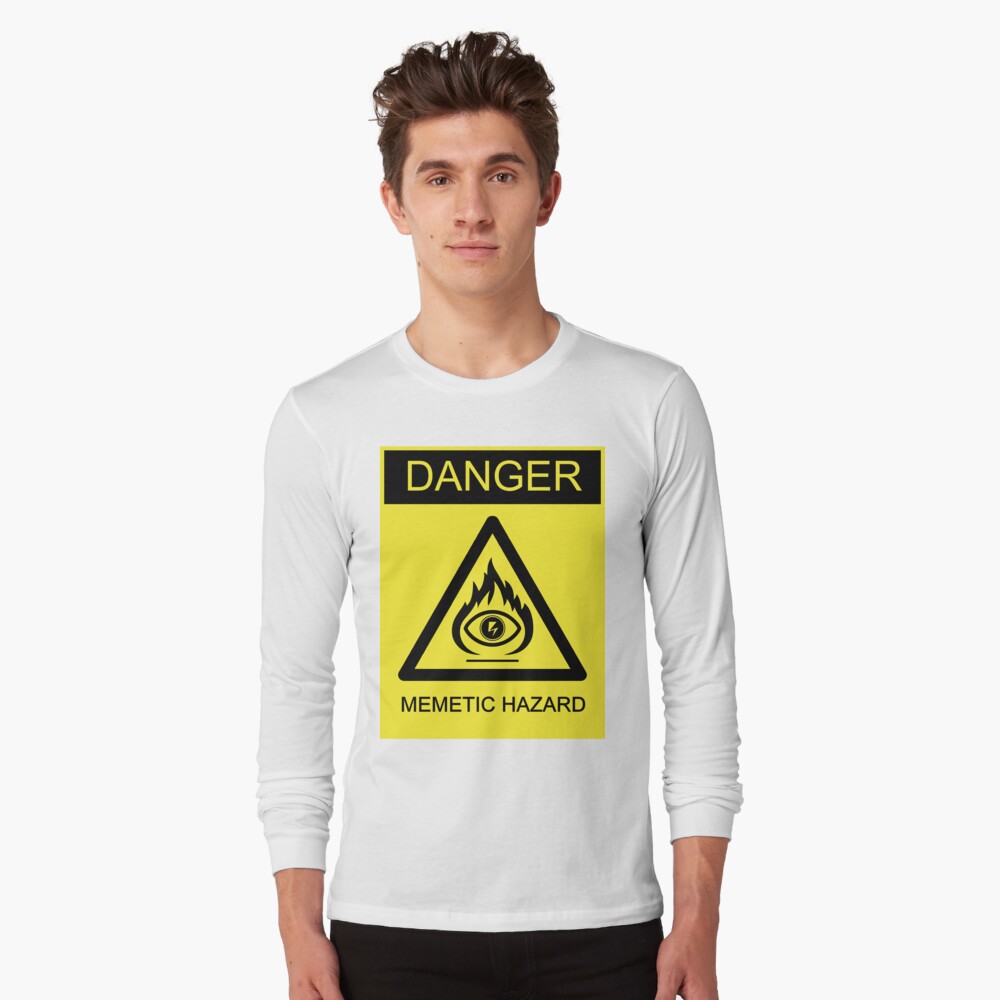 "DANGER: MEMETIC HAZARD" Sticker for Sale by Porto881 | Redbubble