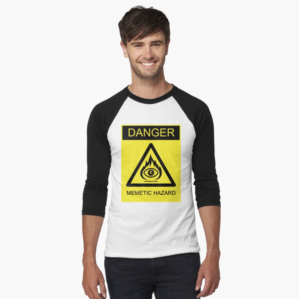 "DANGER: MEMETIC HAZARD" Sticker for Sale by Porto881 | Redbubble