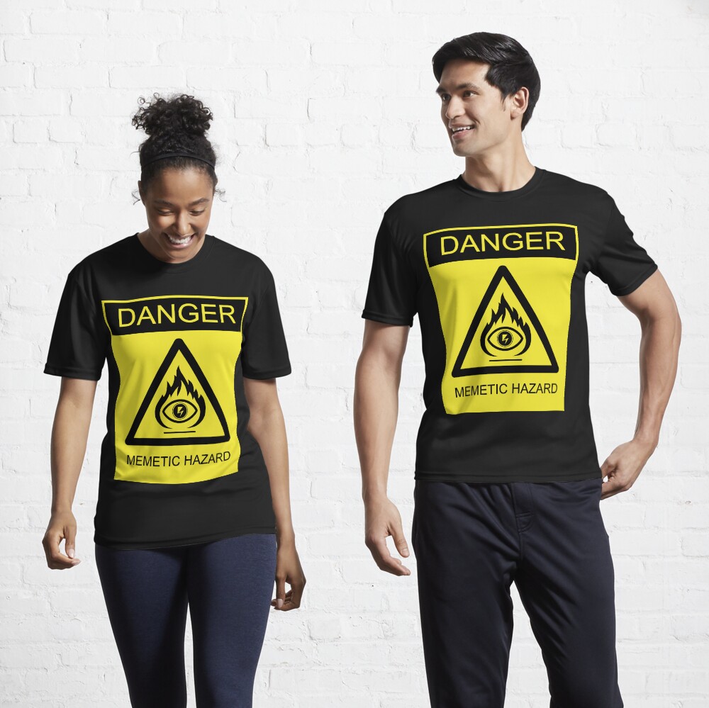 "DANGER: MEMETIC HAZARD" Sticker for Sale by Porto881 | Redbubble