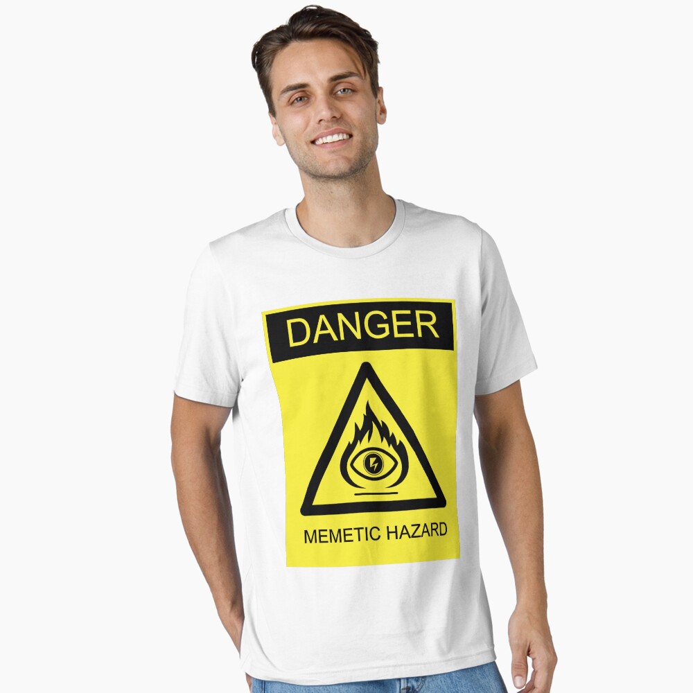 "DANGER: MEMETIC HAZARD" Sticker for Sale by Porto881 | Redbubble
