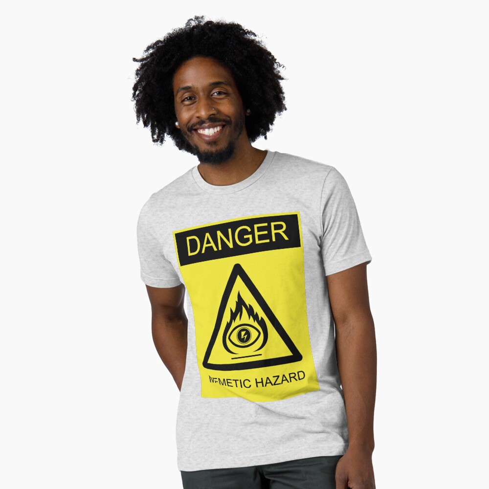 "DANGER: MEMETIC HAZARD" Sticker for Sale by Porto881 | Redbubble