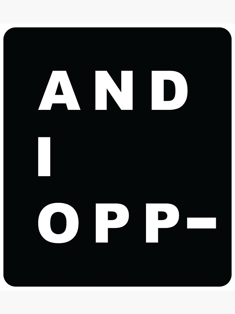 ""And I Opp" Meme Design" Poster for Sale by cake-for-all | Redbubble
