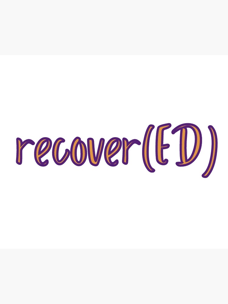 "recover(ED)" Poster for Sale by GrellenDraws | Redbubble
