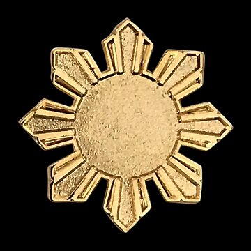 "Philippine Golden Sun" Sticker for Sale by rossdave | Redbubble