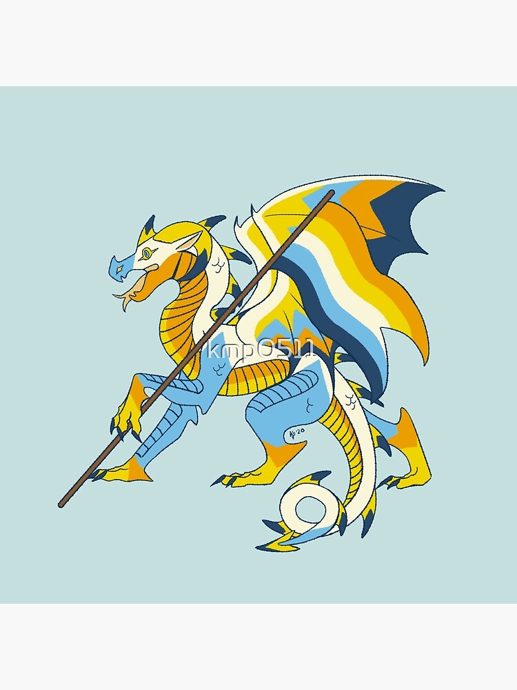 "AroAce Pride Flag Dragon (4th Edition)" Pin for Sale by kmp0511 | Redbubble