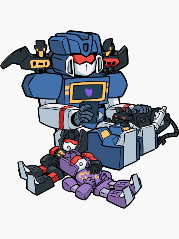 "Soundwave" Sticker for Sale by BeMuahe | Redbubble