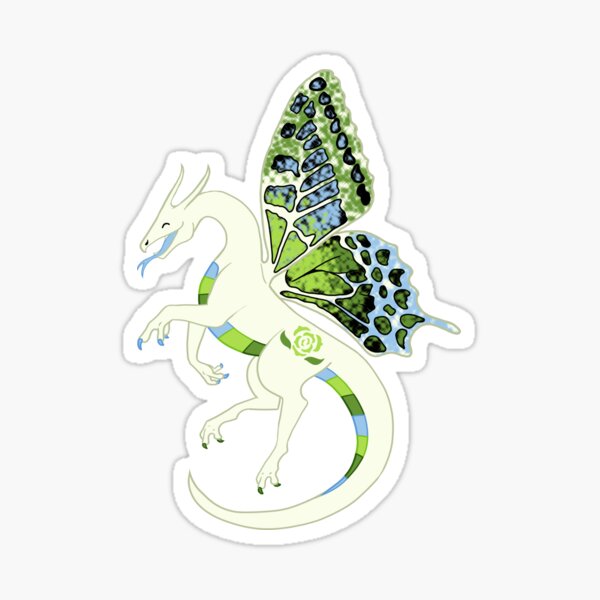 Achillean Pride Fae Dragon Sticker For Sale By Stupidmasky Redbubble