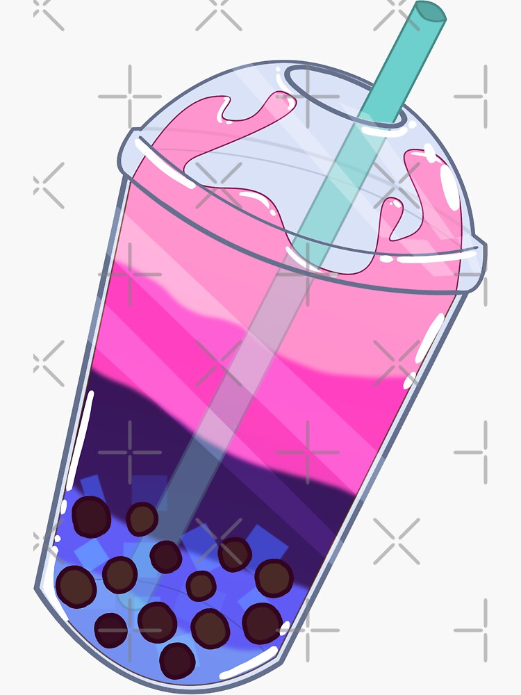 "Omni Pride Flag Boba (Sticker)" Sticker for Sale by LeafAnimations ...