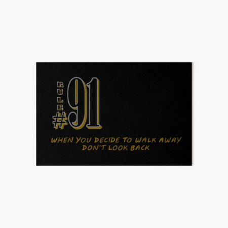 "GIBBS RULE 91" Art Board Print for Sale by coffeecountyjim | Redbubble