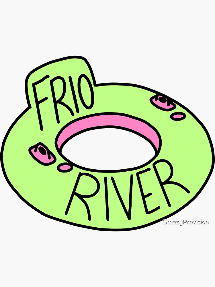"Frio River Tube" Sticker for Sale by SteezyProvision | Redbubble