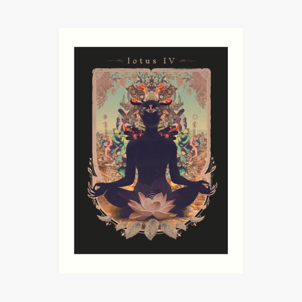 "LOTUS IV in color" Art Print by MathijsVissers | Redbubble