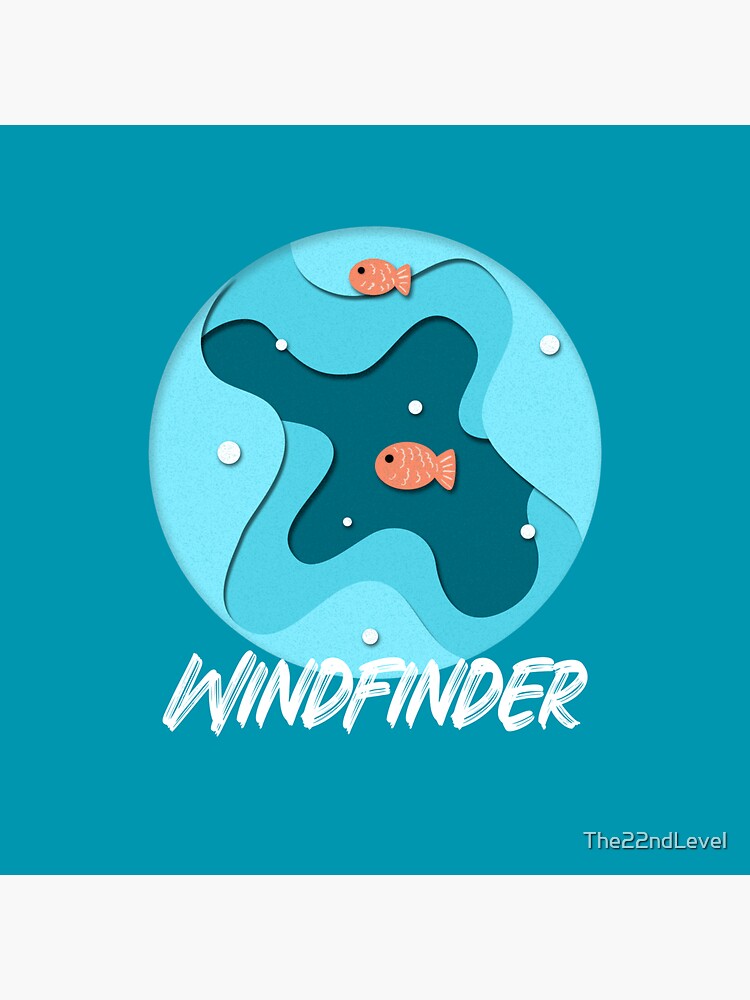 "Windfinder" Sticker by The22ndLevel | Redbubble