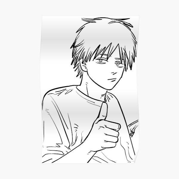 Póster «Chill Denji | Chainsaw Man» de AoiDoi | Redbubble