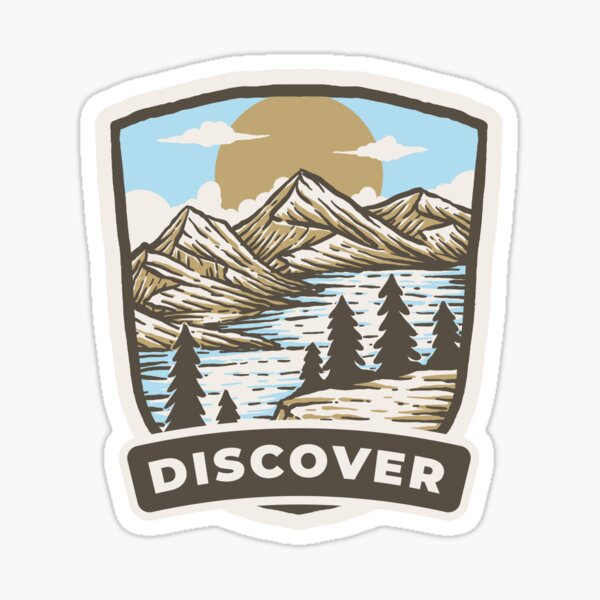 "Discover" Sticker for Sale by FledermausID | Redbubble