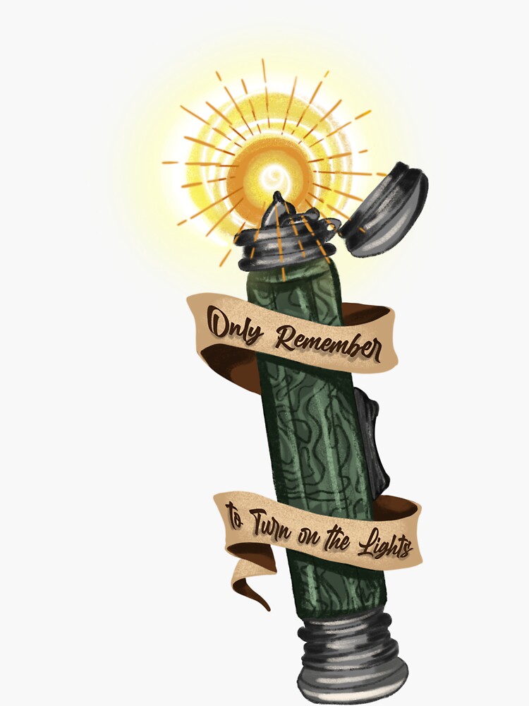 "Deluminator" Sticker for Sale by WhitemoonStudio | Redbubble