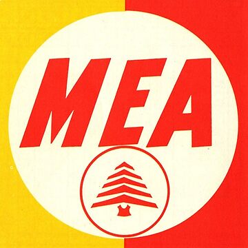 "MEA - Middle Eastern airlines logo" Sticker for Sale by ...
