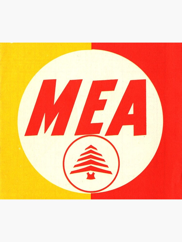 "MEA - Middle Eastern airlines logo" Sticker for Sale by ...