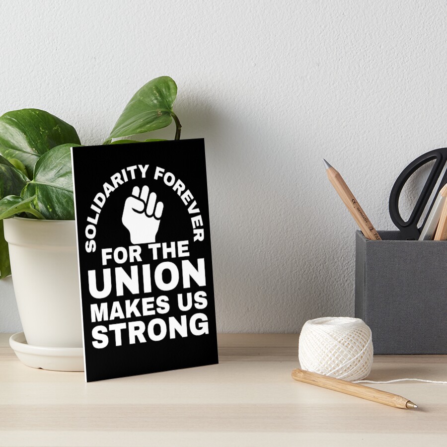 "Solidarity- Union" Poster for Sale by DeCycled | Redbubble