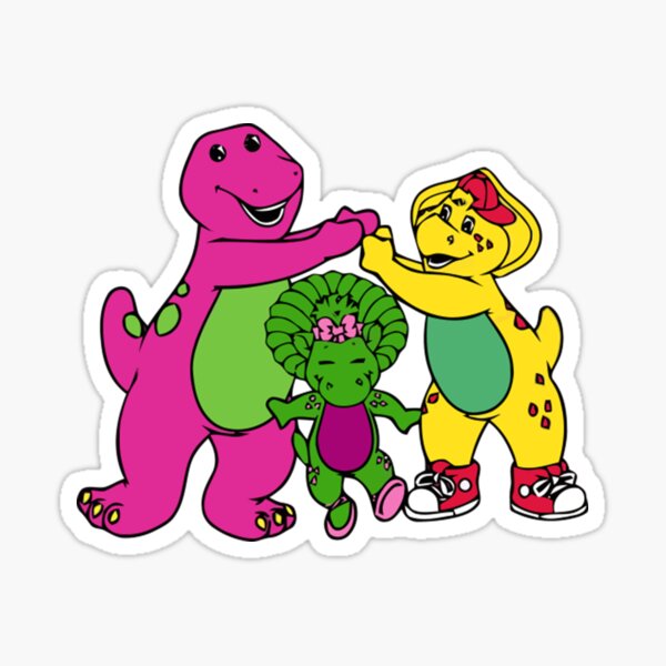 Barney And Friends Stickers | Redbubble