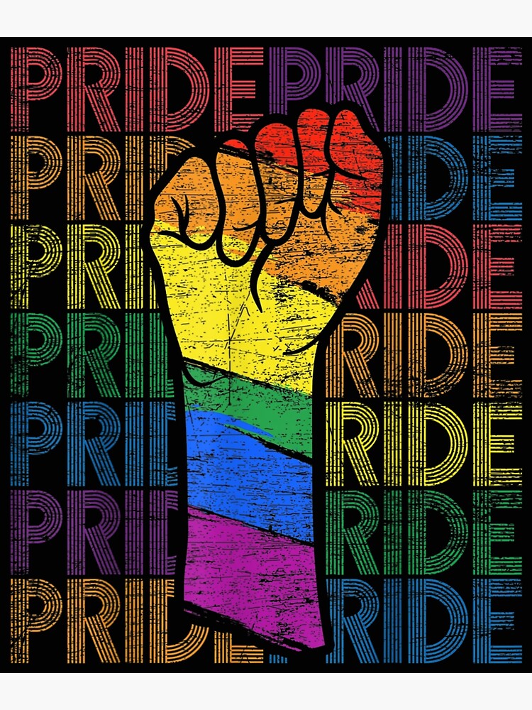 "Gay Pride Fist LGBT" Poster for Sale by HorrorBrief | Redbubble