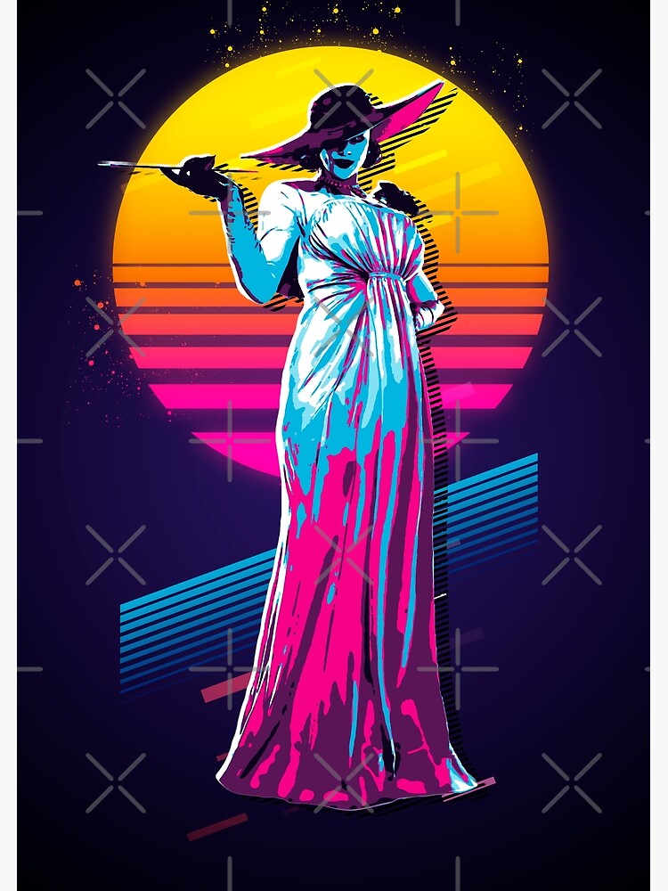 "Resident Evil - Lady Dimitrescu *80er*" Poster von MyRetroArt | Redbubble