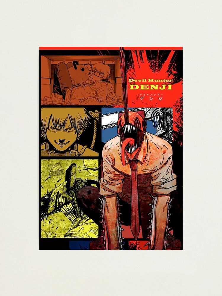 Lámina fotográfica «Chainsaw Man Collage | Chainsaw Man» de AoiDoi ...