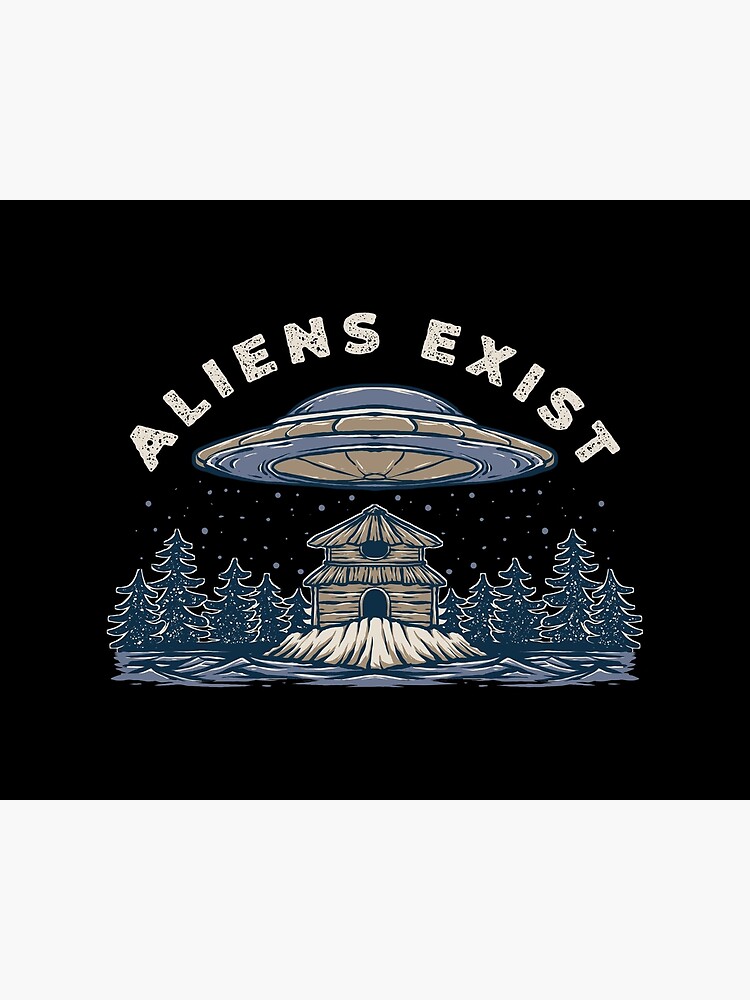 "Aliens Exist" Poster for Sale by FledermausID | Redbubble
