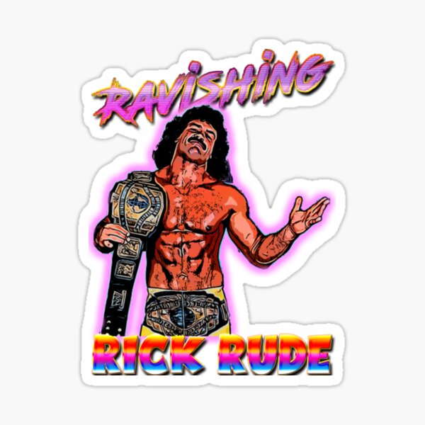 "Ravishing Rick Rude" Sticker for Sale by cicicass009 | Redbubble
