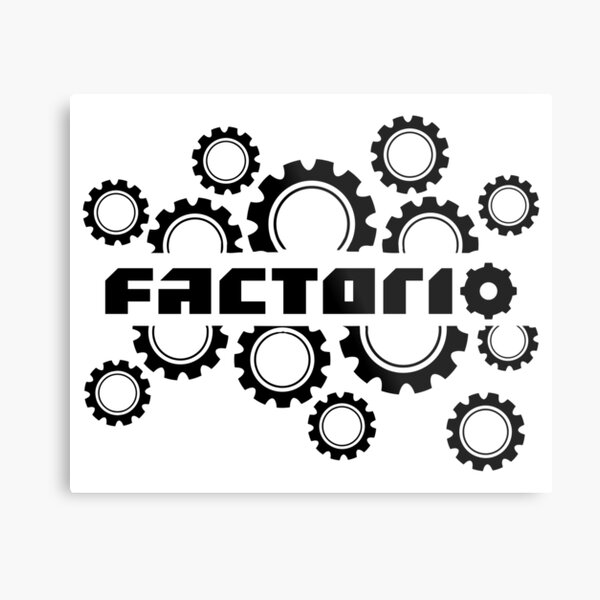 Factorio Metal Prints | Redbubble