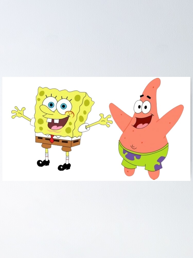 "SpongeBob and Patrick" Poster by Sashass21 | Redbubble