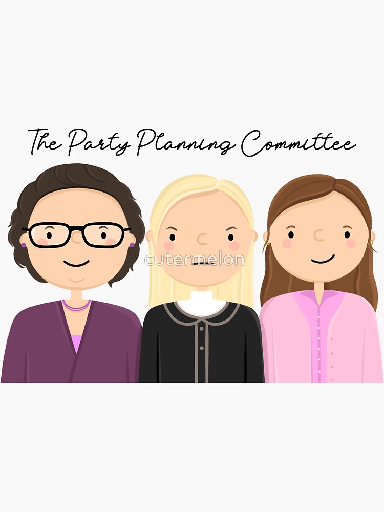 "The Office Party Planning Committee " Sticker by cutermelon | Redbubble