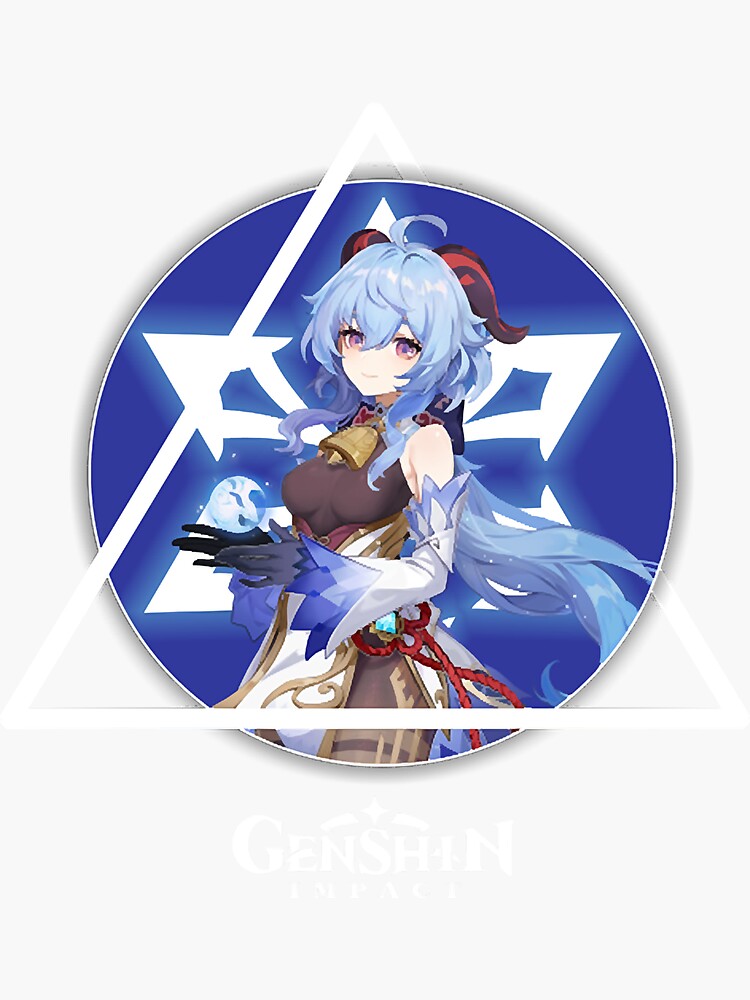 "Genshin Impact - Ganyu " Sticker by JanicePizarro | Redbubble