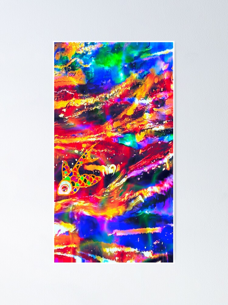 "Small Fish, Big Ocean." Poster for Sale by VirgoOrtizArts | Redbubble