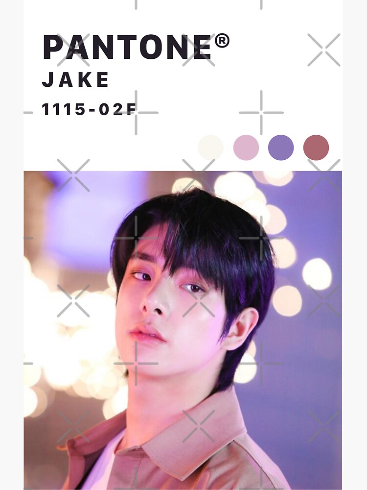"ENHYPEN Jake Pantone ver." Sticker for Sale by yeasitrus | Redbubble