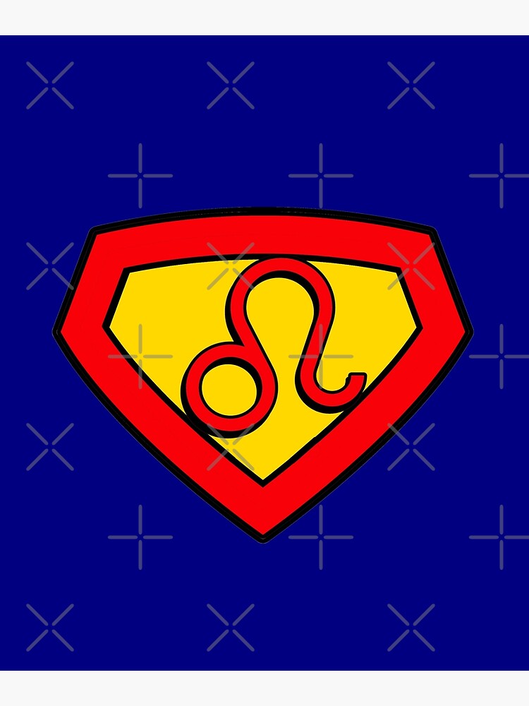 Lámina fotográfica «Super Leo-Leo superhéroe-Zodíaco Astrología héroe ...