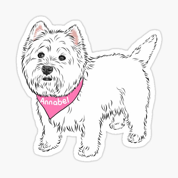 "Annabel the westie - custom name (please message me BEFORE you place ...