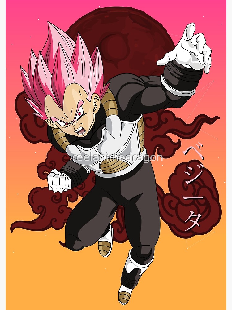 "Vegeta Super Red - Dragon Ball" Photographic Print for Sale by ...