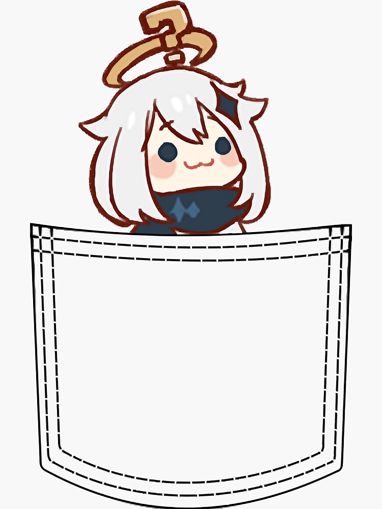 "Pocket Paimon (Genshin Impact) " Sticker for Sale by EarlGrave | Redbubble