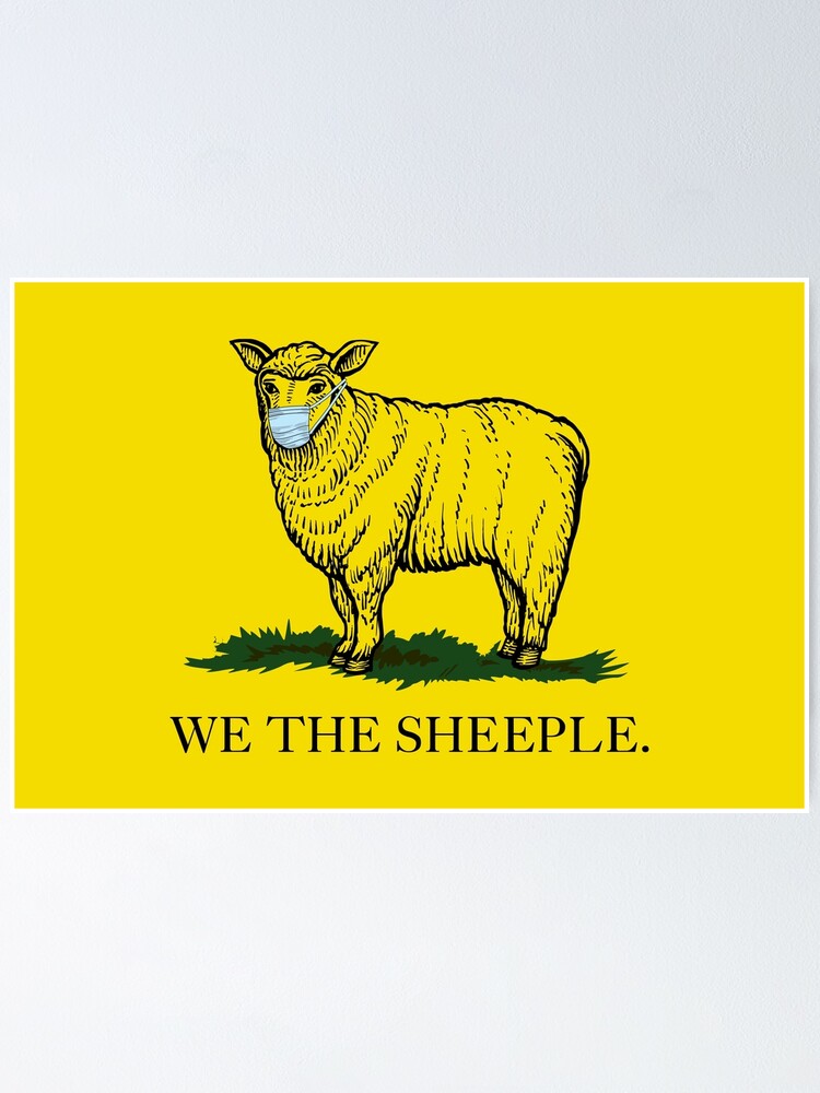 "we the sheeple" Poster by TheMug | Redbubble