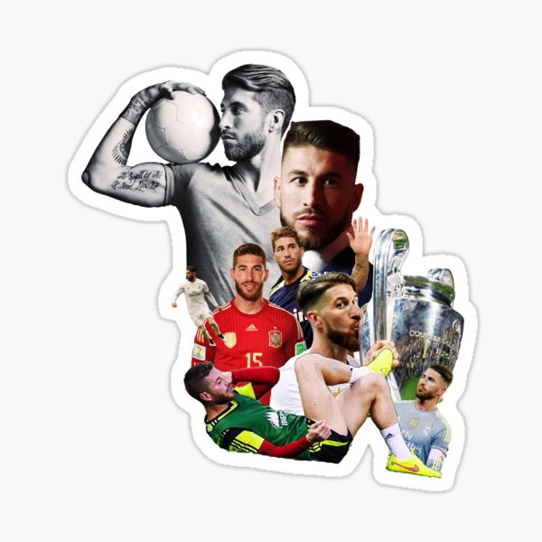 Sergio Ramos Stickers | Redbubble