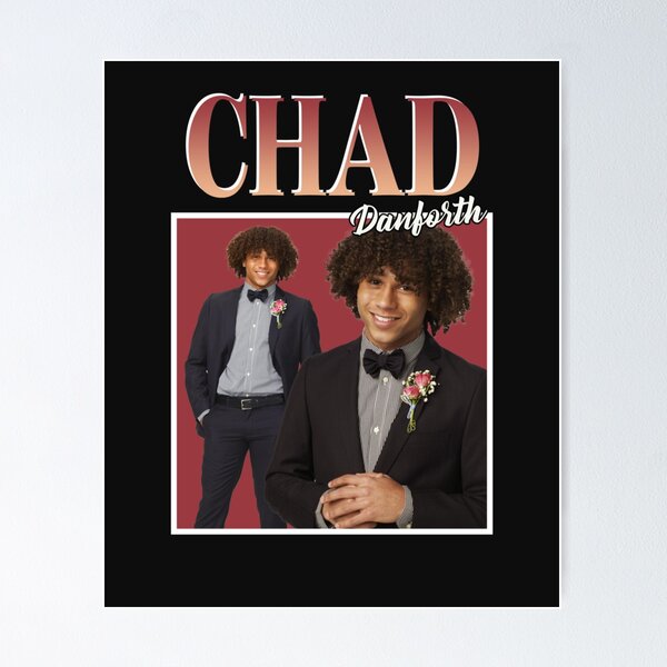 "Chad Danforth 90's Vintage" Poster for Sale by KimberlySchromb | Redbubble