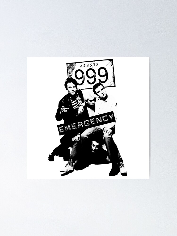 "999 PUNK SUPER COOL T-SHIRT" Poster for Sale by westox | Redbubble