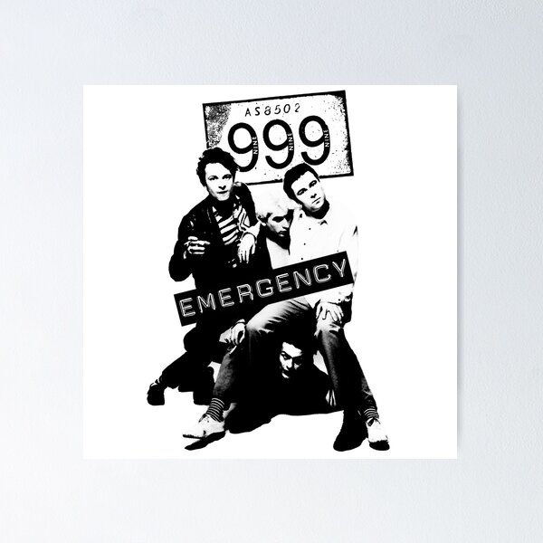 "999 PUNK SUPER COOL T-SHIRT" Poster for Sale by westox | Redbubble